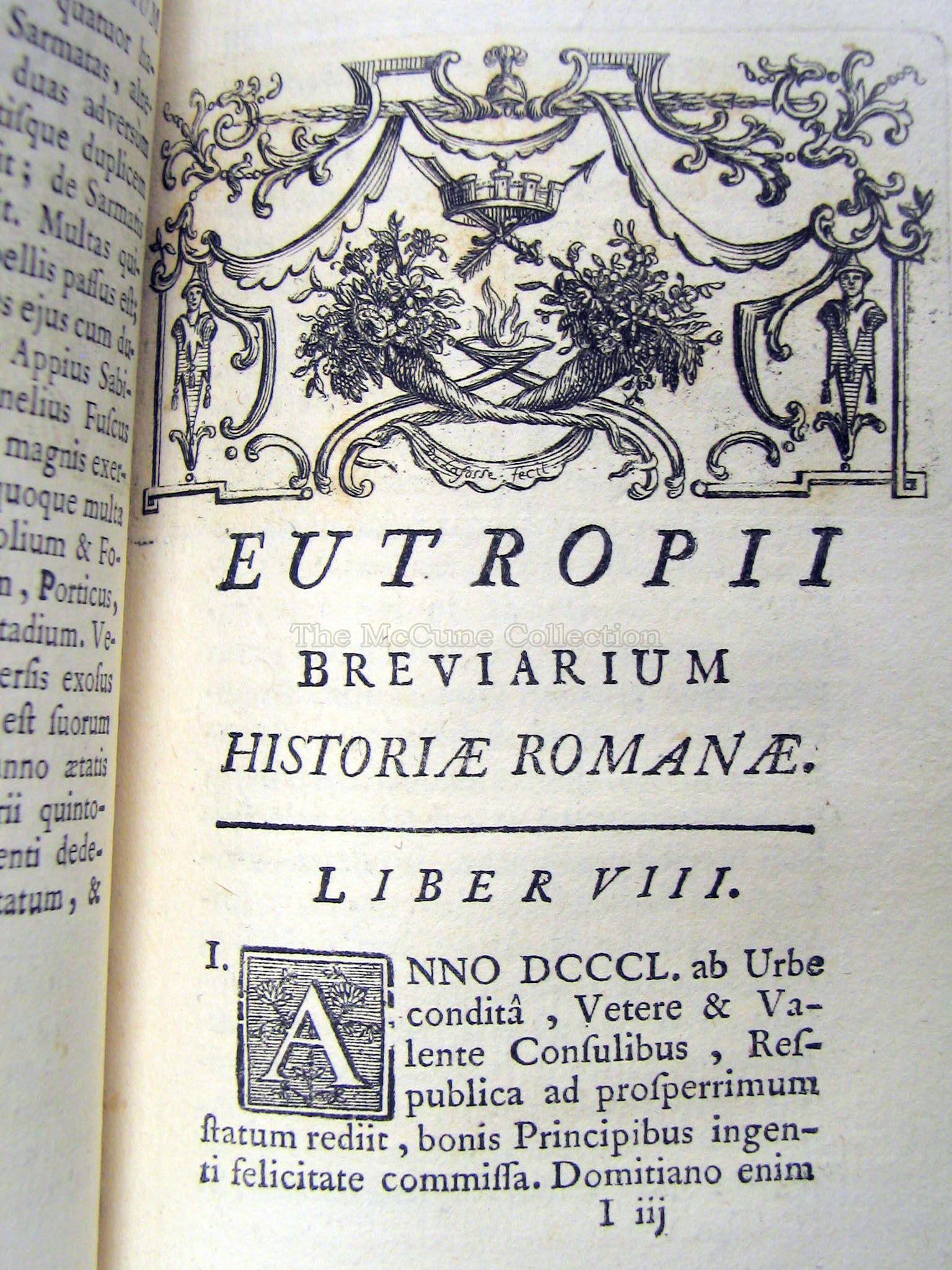 Eutropii Breviarium Historiae Romanae • The McCune Collection